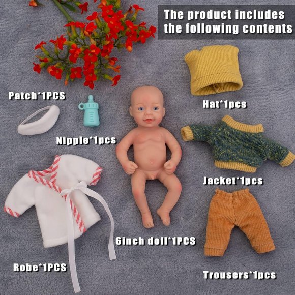 Toys | 6 Inch Silicone Boy Mini Realistic Silicon Body Stress 2 Sets ...